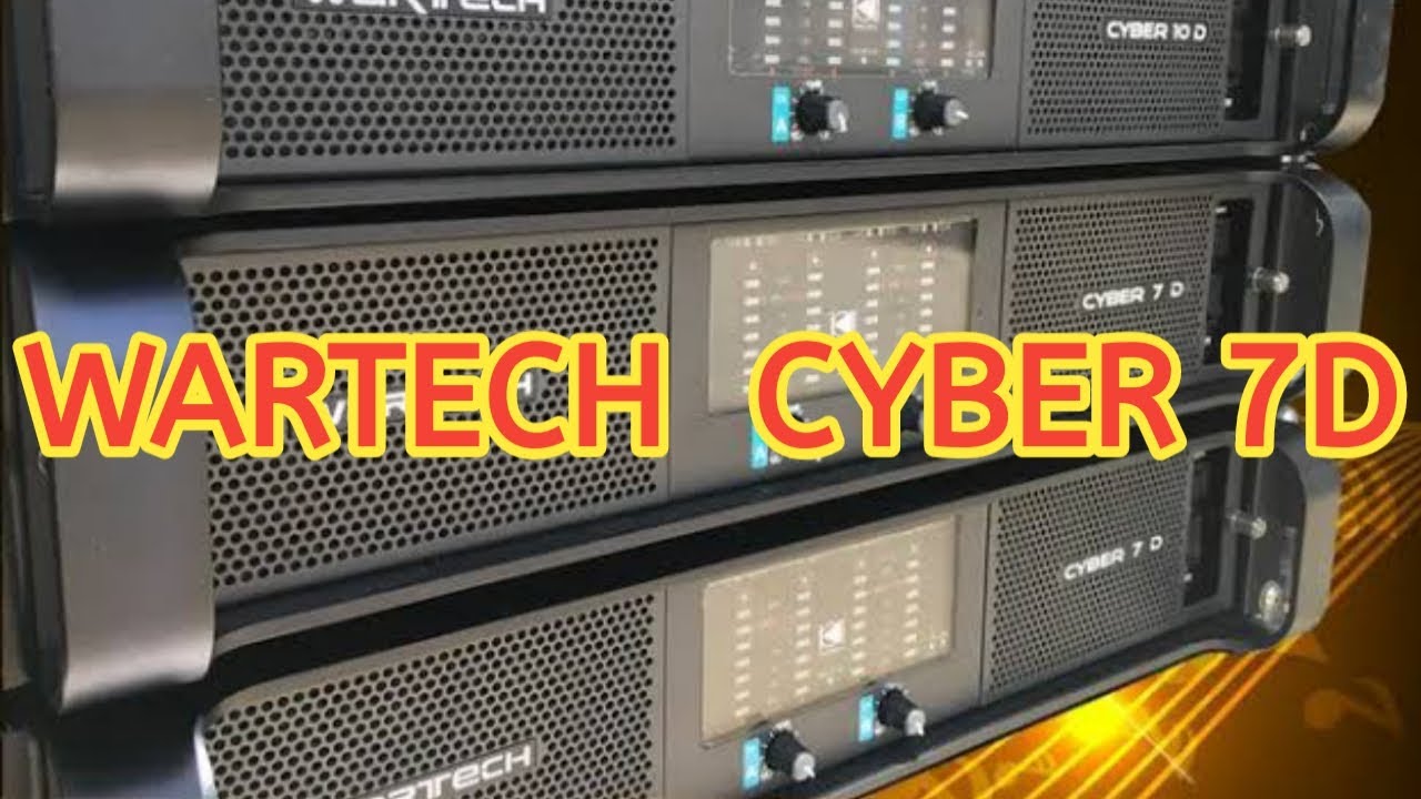 เครื่องเสียงบ้านๆ Ep.163 เพาเวอร์แอมป์ WARTECH CYBER 7D - YouTube