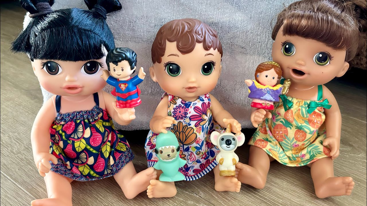 Baby Doll Ava's Puppet Show! - YouTube