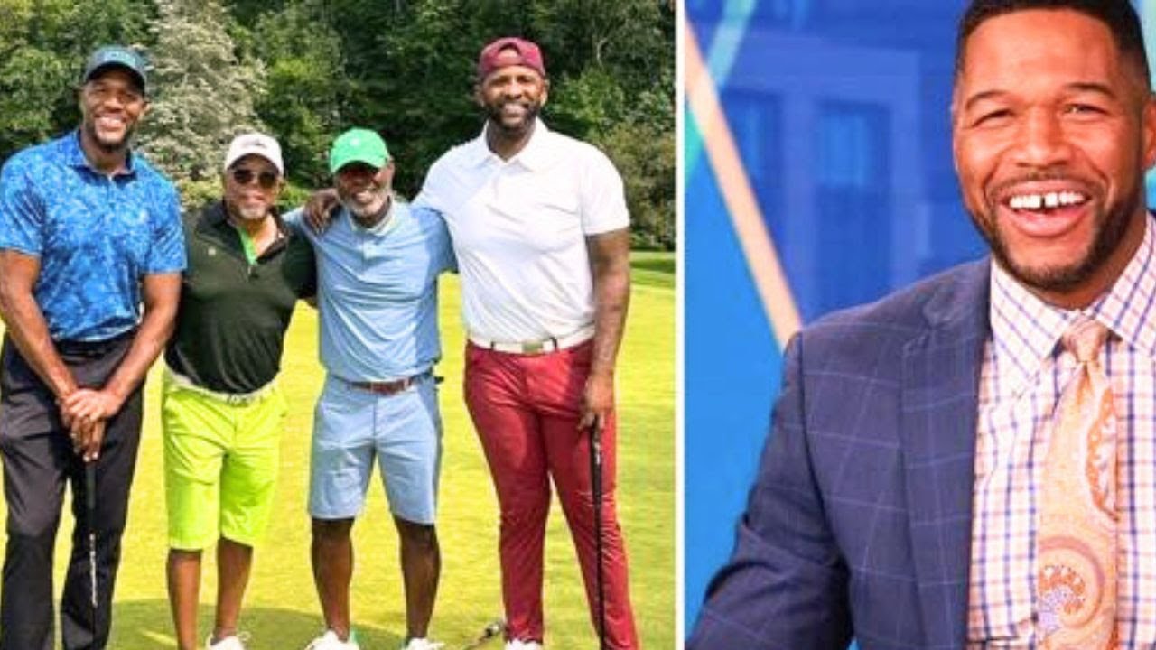 GMA's Michael Strahan's Golf Day with A-List Pals Before Surprise ...