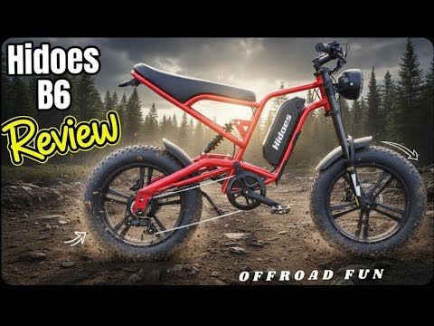 Hidoes B6 Electric Bike review Ebike with a twist(throttle) - YouTube