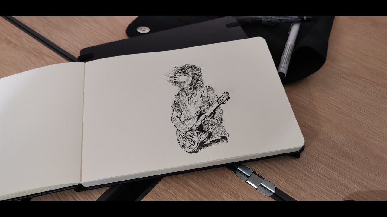 Grungy - INKTOBER 2024 - YouTube