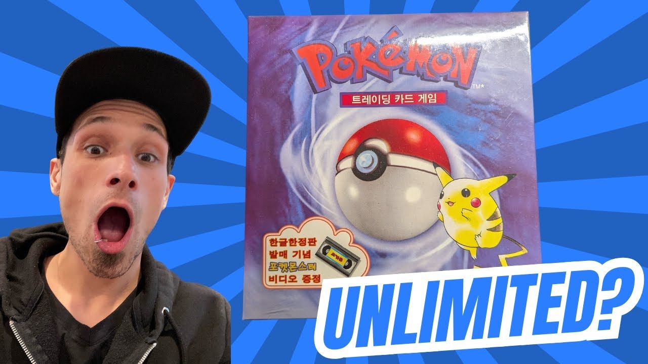 Korean Base Set Pokemon Opening!!! Will this starter deck have ...
