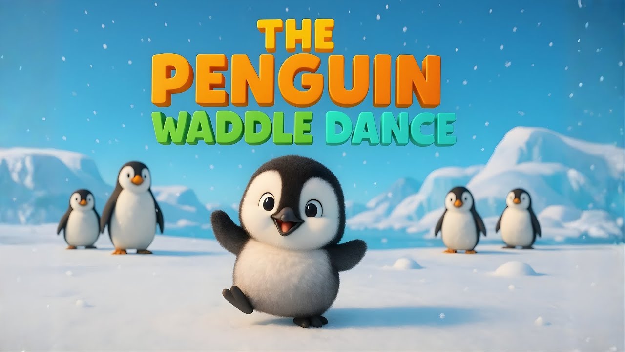The Penguin Widdle Dance – Cute & Fun Penguin Dance Song for Kids - YouTube