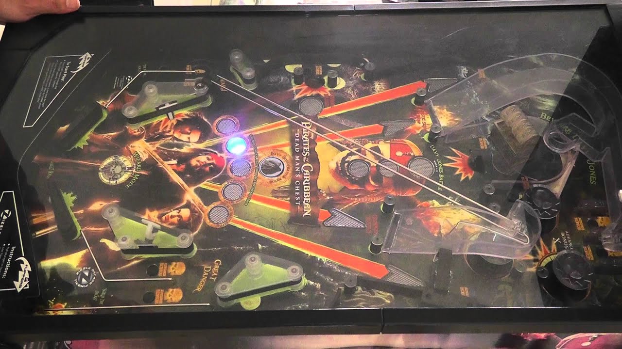 Zizzle Pirates Of The Caribbean Pinball Machine - YouTube