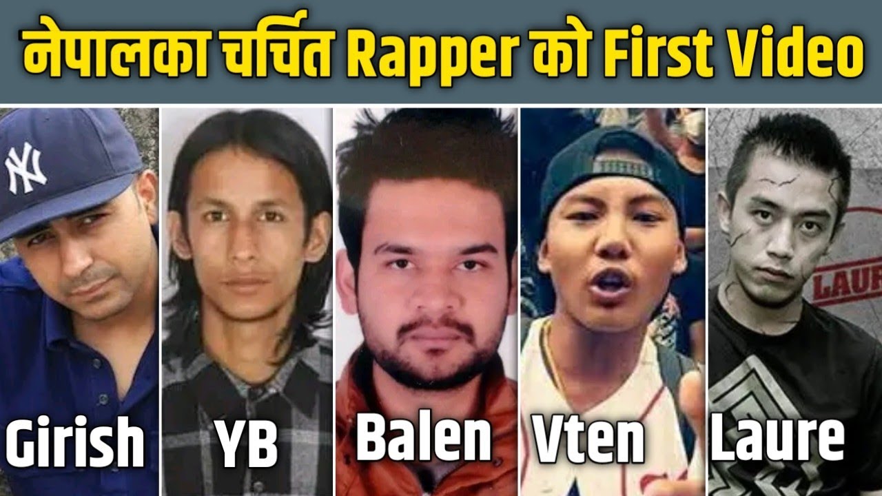 first video of 5 famous rappers of Nepal || Vten, Laure, Yama Buddha ...