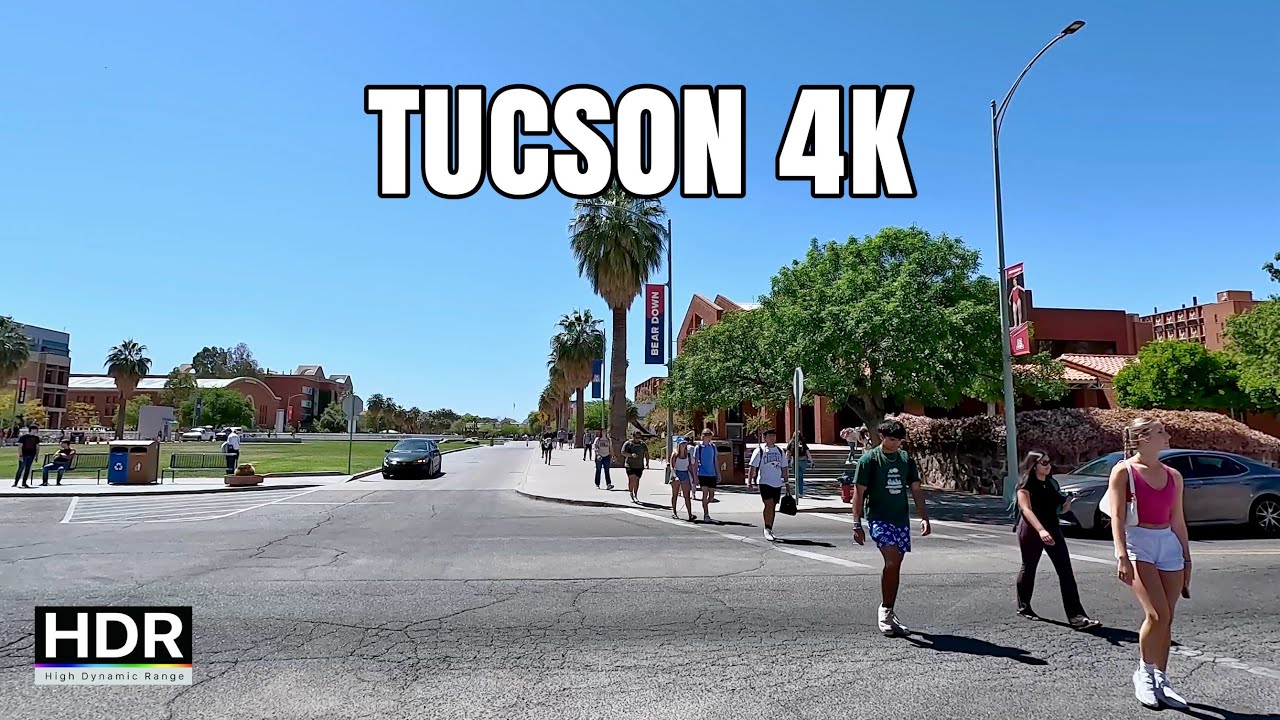 University of Arizona Tucson 4K Campus Drive - YouTube