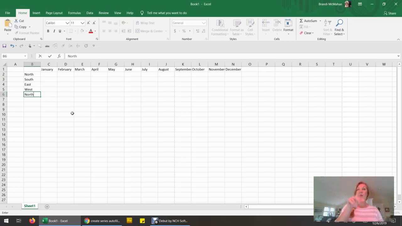 The Savvy Computer Lady - using Autofill in Microsoft Excel - quick ...