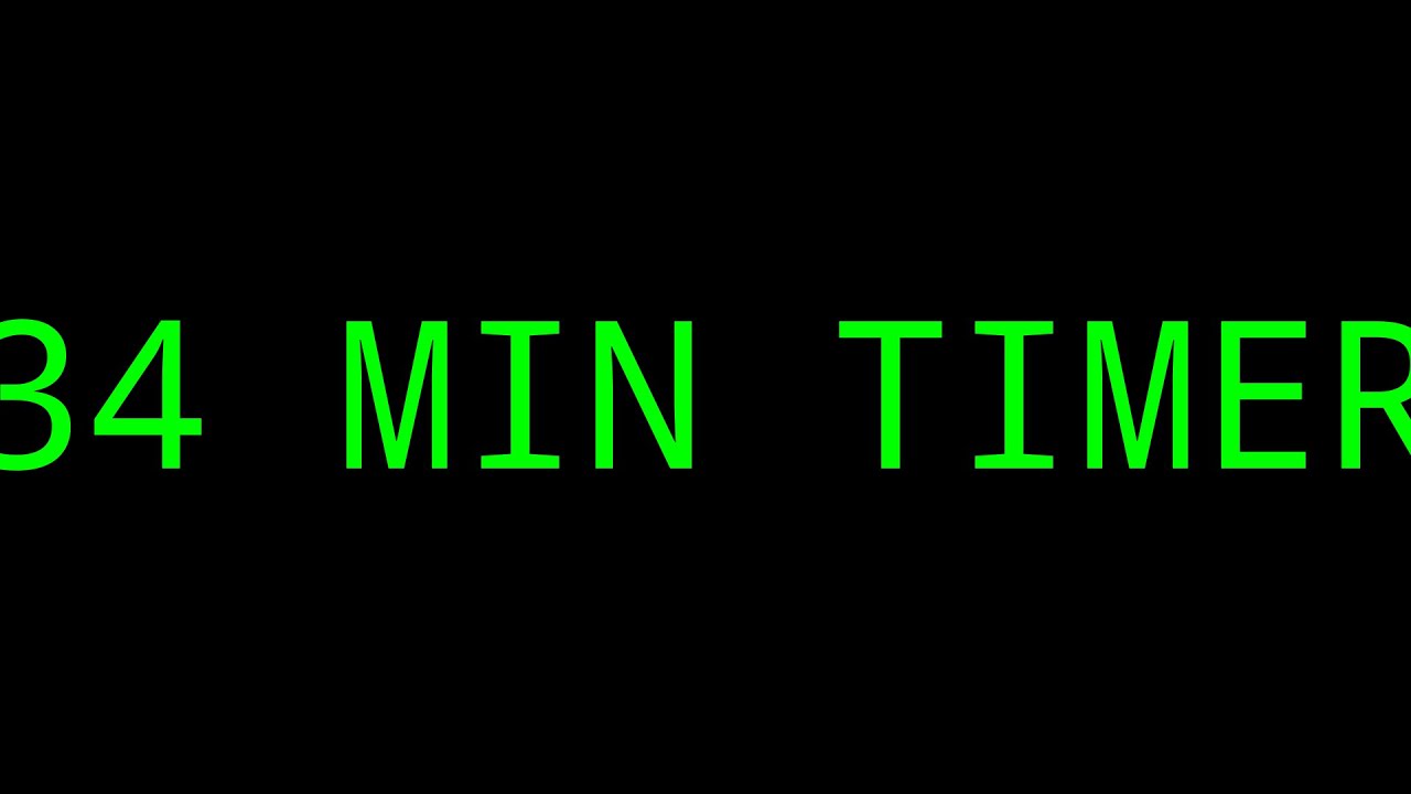 34 Minutes Timer - YouTube