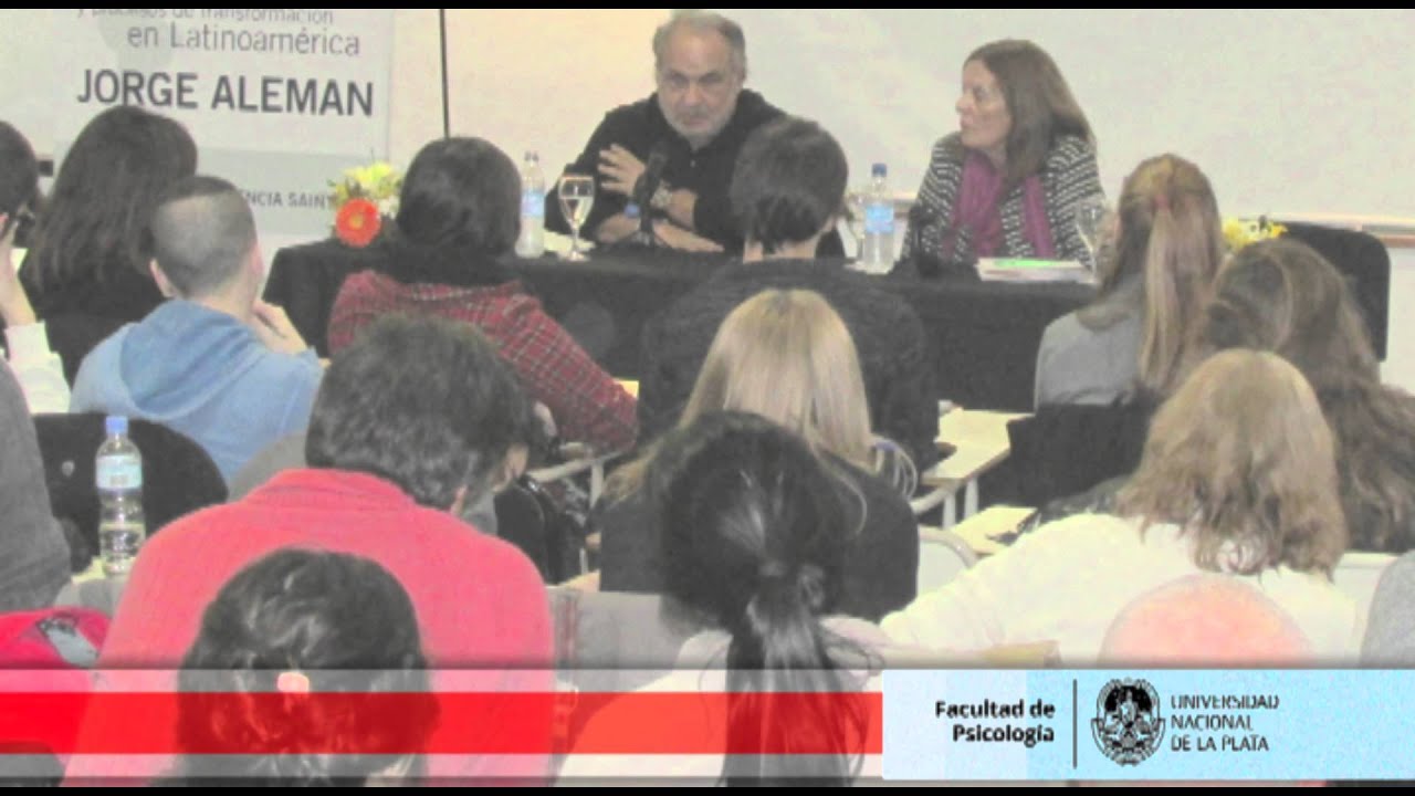 Jorge Alemán en Psicología UNLP. Conferencia Magistral. Audio. - YouTube