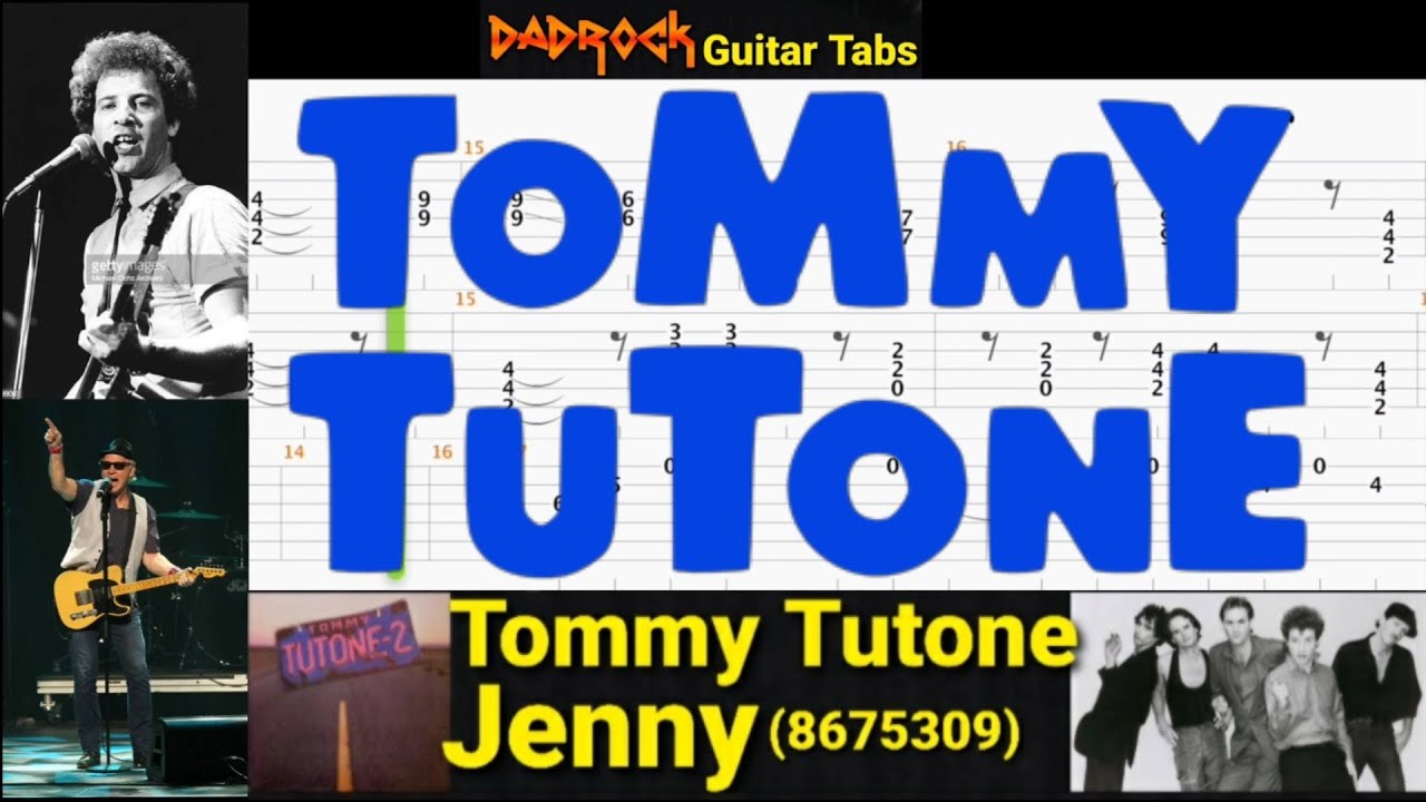 Jenny 8675309 - Tommy Tutone - Guitar + Bass TABS Lesson (Rewind) - YouTube
