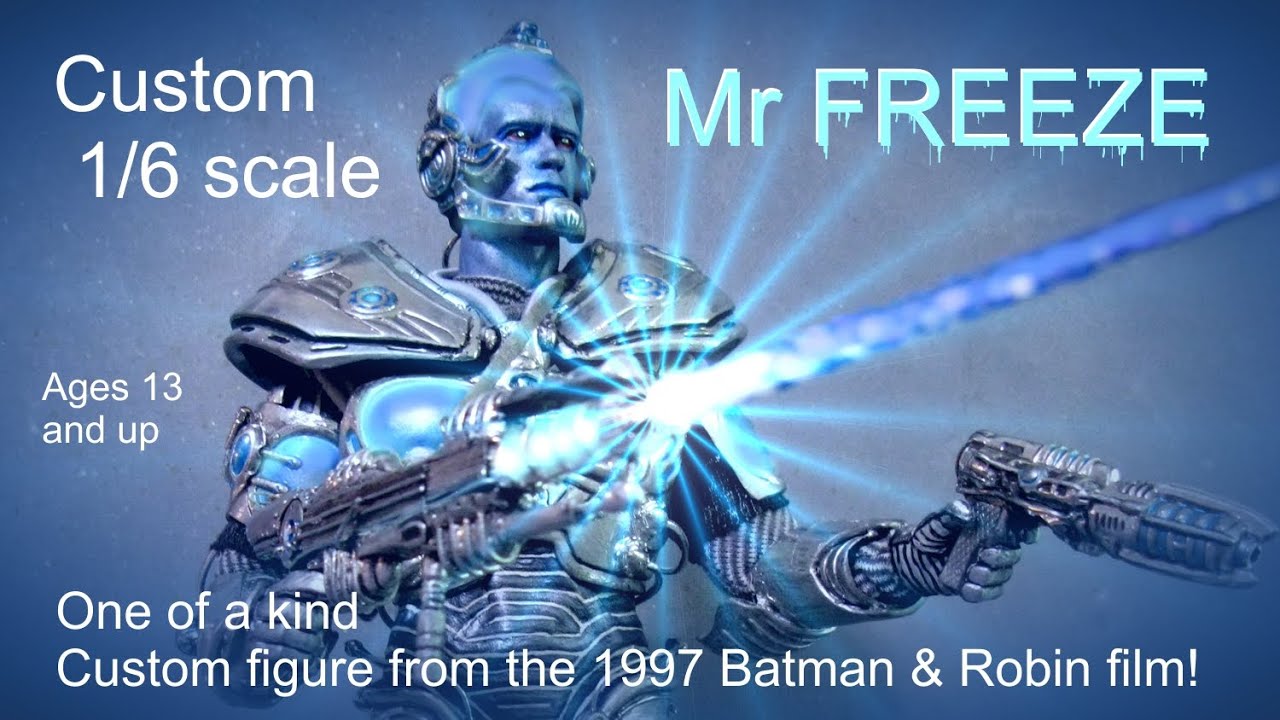 Batman & Robin 1997 Arnie MR FREEZE 12 inch Custom Poseable Figure ...