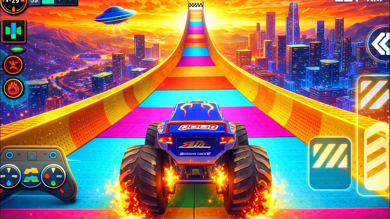 Ultimate Monster Truck Mega Ramp Challenge 🚗💥 - YouTube