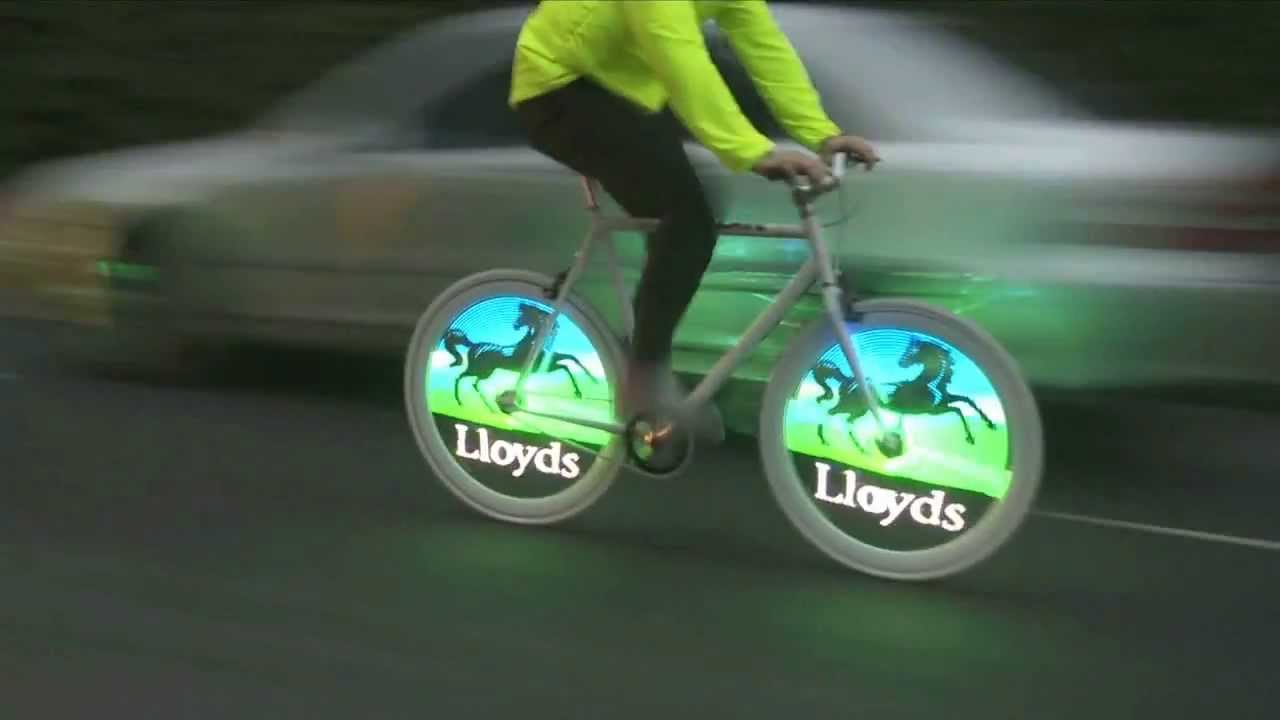 Media Gang Video Bike Wheel Advertising - YouTube