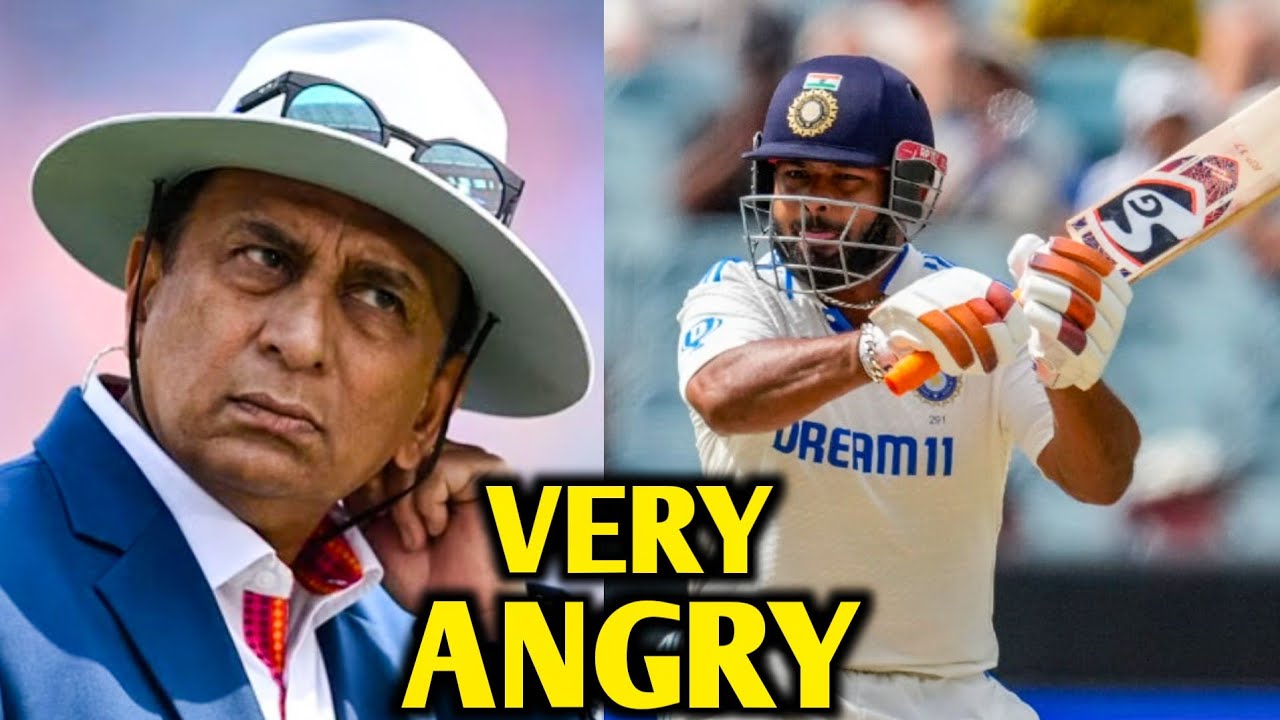 Sunil Gavaskar Angry Statement on Rishabh Pant - YouTube