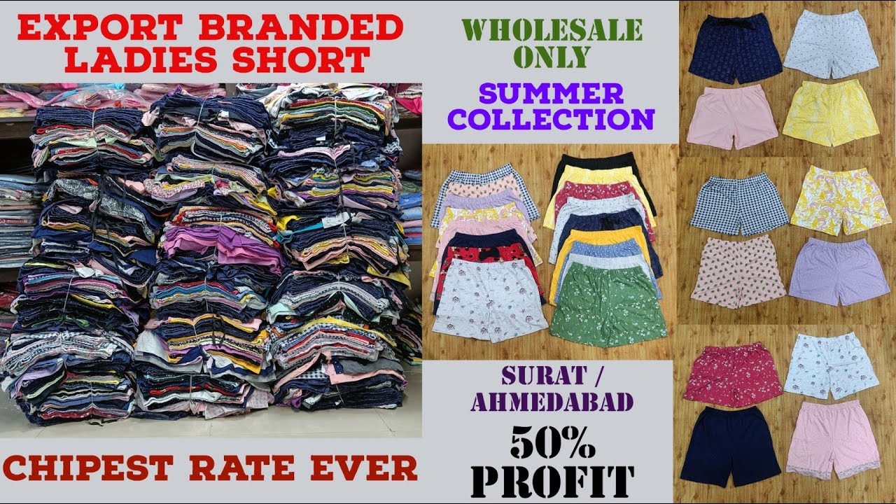 Cheapest Rate Export Branded Ladies Short / Summer Collection # ...