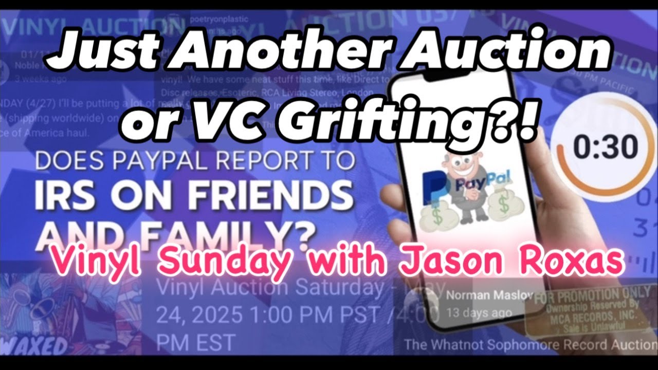 Just Another Auction or VC Grifting?! DJ Livestream | Vinyl Sunday with ...