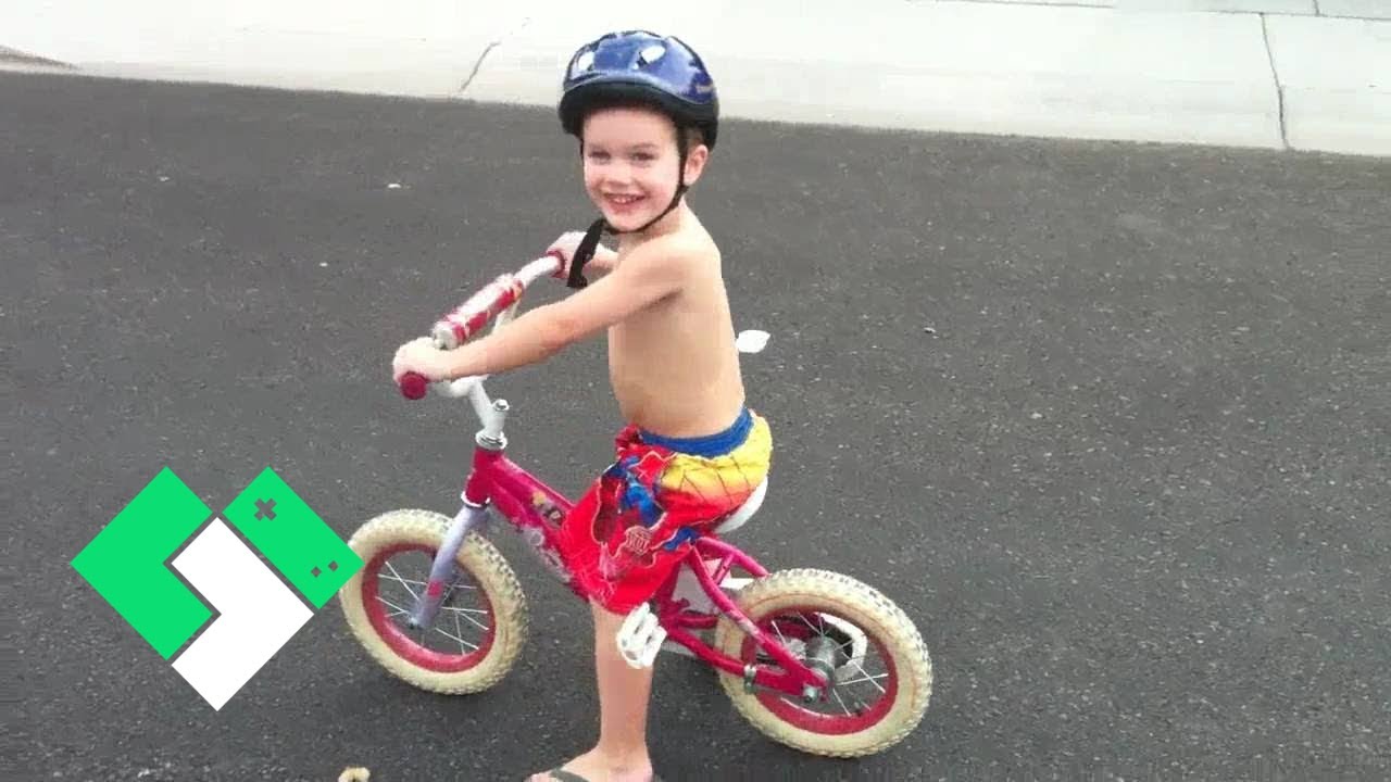 Bryce Rides with no Training Wheels | Clintus.tv - YouTube