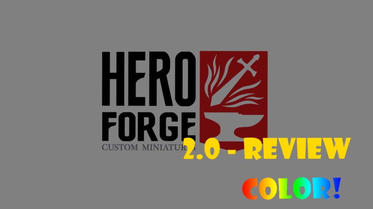 Heroforge 2.0: Review - NOW WITH MORE COLOR - YouTube