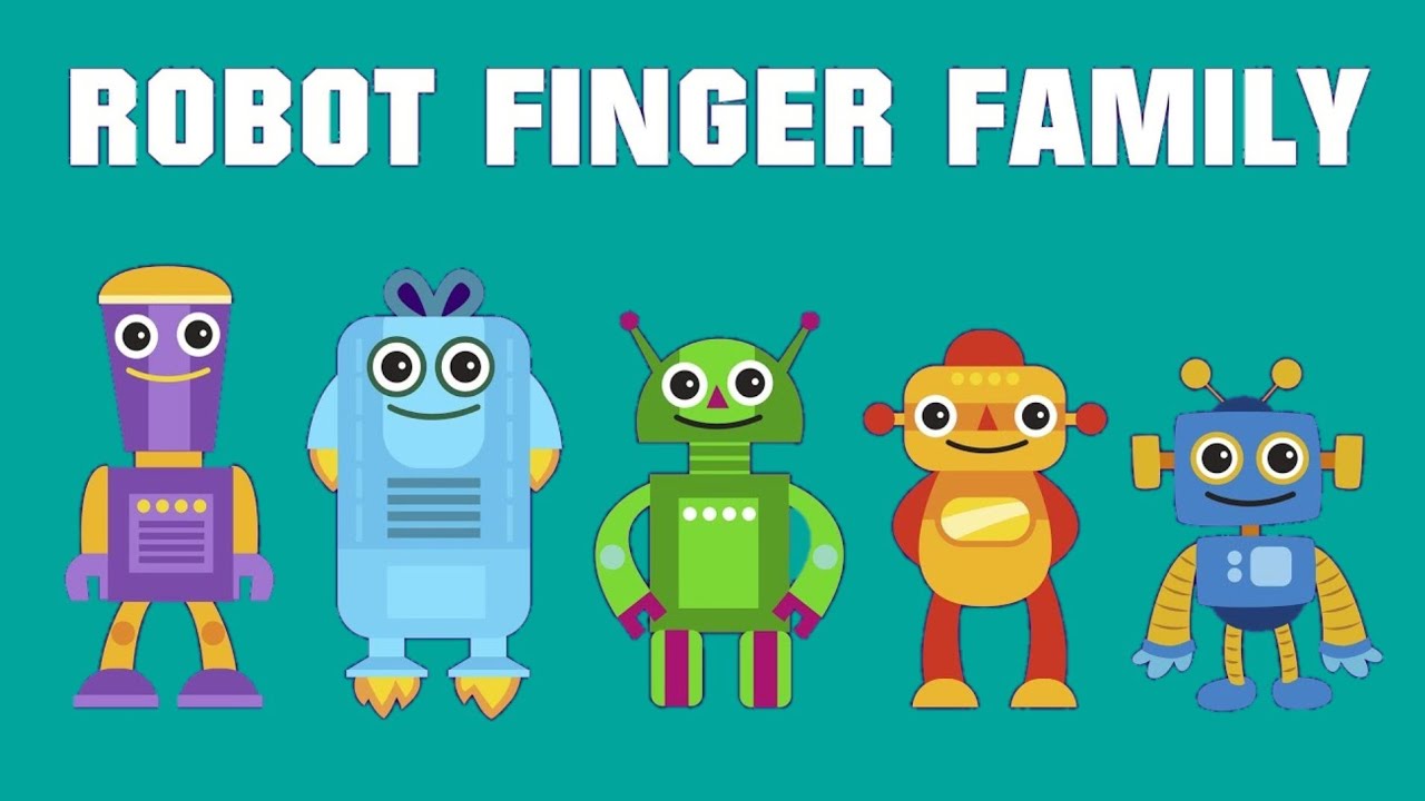 Robot Finger Family |Heys kids nursery Rhymes & Songs For Children ...
