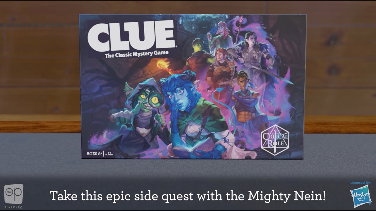 CLUE: Critical Role | The Op Board Game Showcase - YouTube