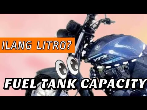 Yamaha YTX 125 tank capacity - YouTube