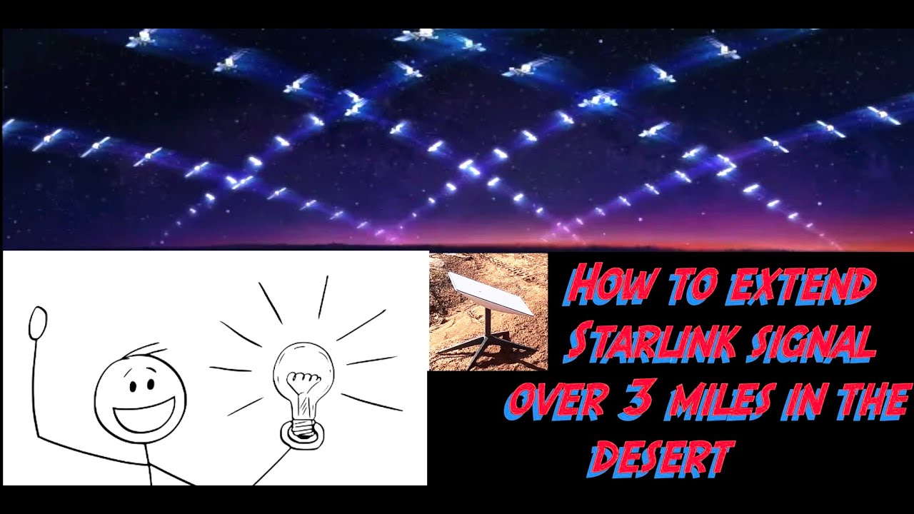 How to extend Starlink wifi signal - YouTube
