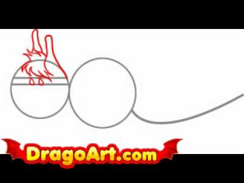 How to draw Snarf, step by step - YouTube