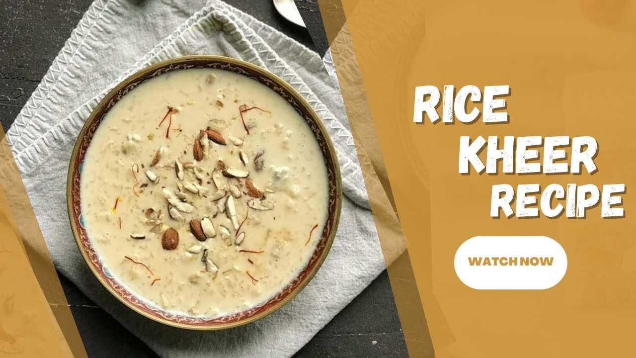 Rice kheer recipe | Chawal Ki Kheer | Homemade instant Kheer recipe ...
