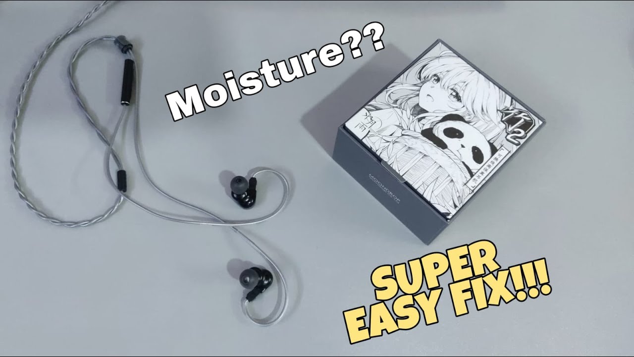 Moondrop Chu 2/ Aria 2 IEMs Moisture Issue Fix!!! No more filter ...