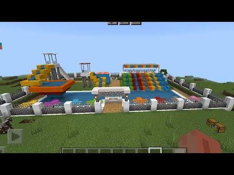 how to make a luxury water park/ in Minecraft #ngindianvipgamer ...