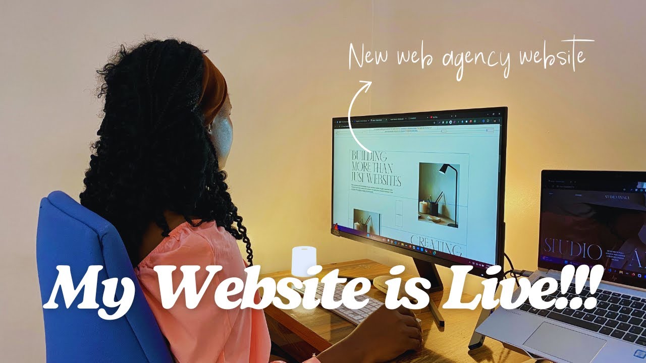 Finally Launching My Web Design & Development Studio Website #sidehustle - YouTube
