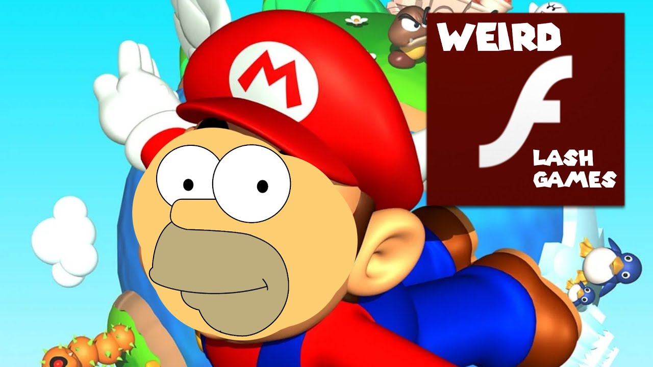 Playing Weird and Stupid Mario Flash Games - YouTube