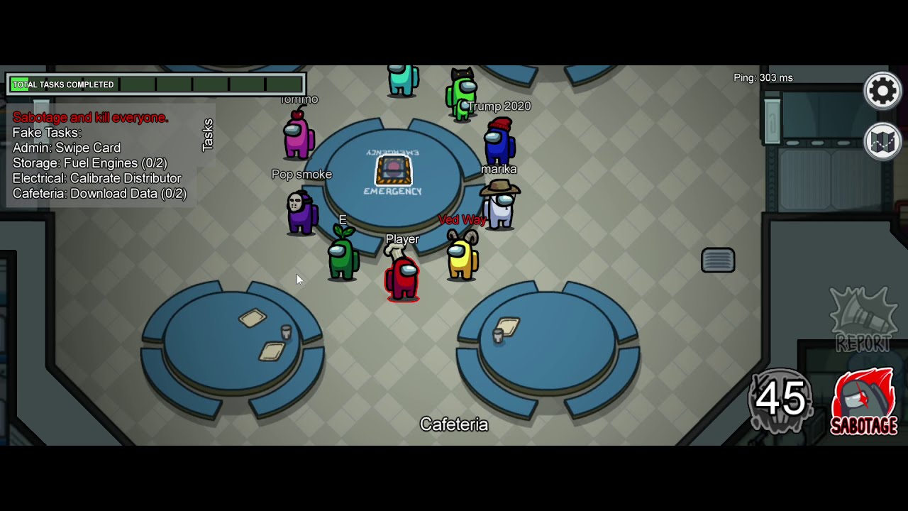 Among us - When you get imposter but get disconnected by pings - YouTube