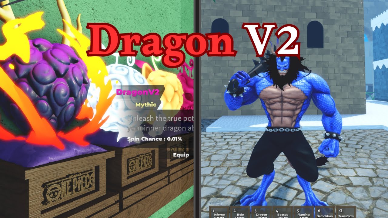 DRAGON V2 FULL SHOWCASE IN FRUIT BATTLEGROUNDS! - YouTube