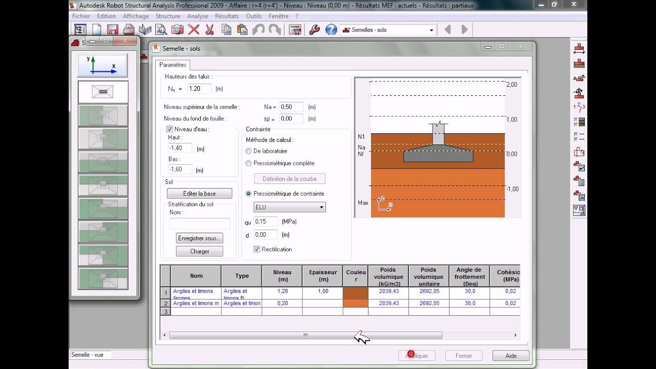 Formation Autodesk Robot structural analysis -Ferraillage des semelles ...