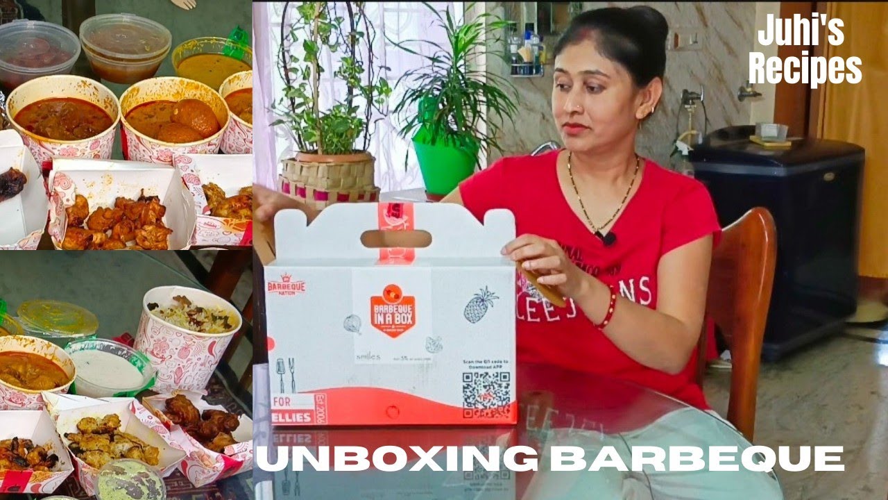 Unboxing Barbeque in a Box [ Non Veg Overload ] @ Juhi's Recipes - YouTube