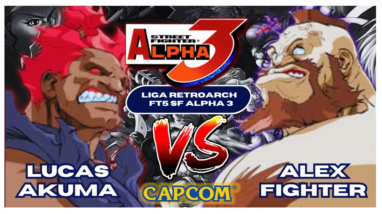 FT5 LUCAS AKUMA VS ALEX FIGHTER : LIGA RETROARCH BRASIL DE STREET ...