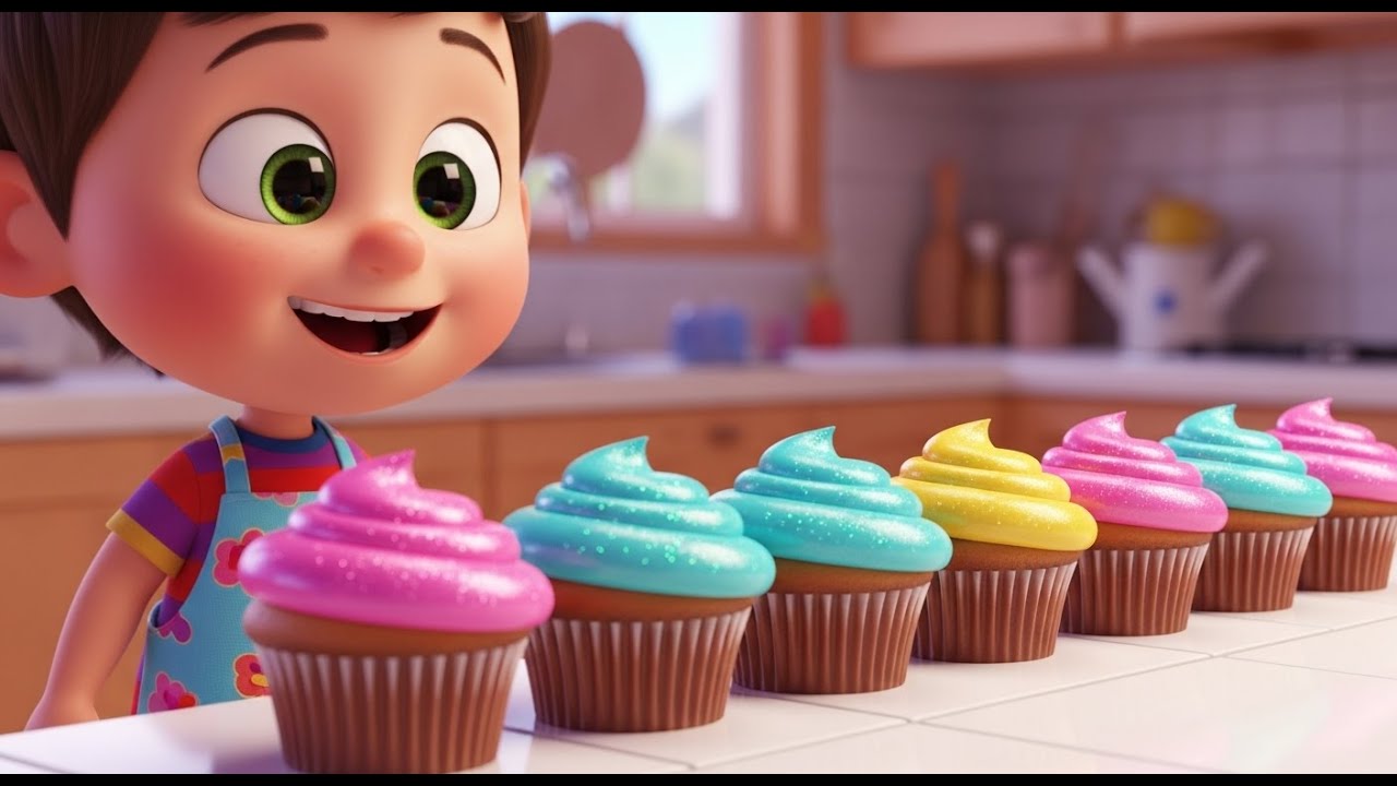 Cupcake Counting at the Bakery | Educational Nursery Rhymes and Kids ...