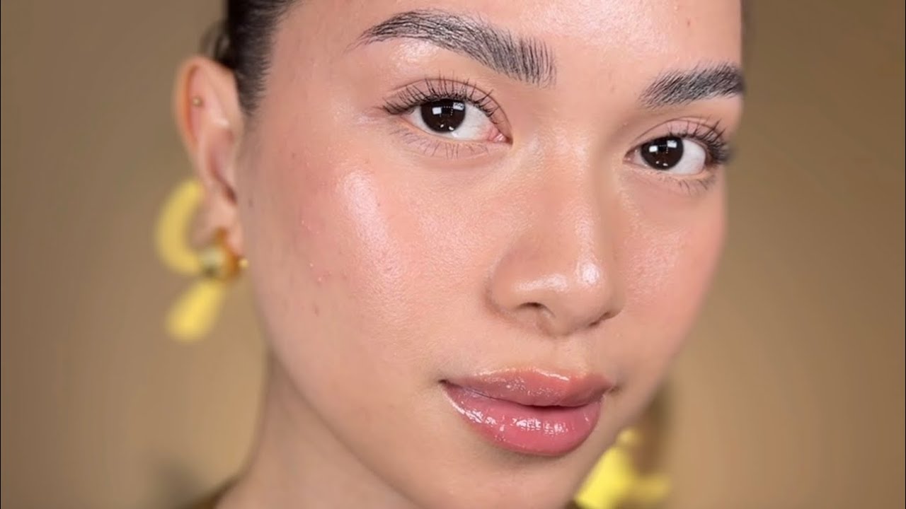no FOUNDATION makeup on REAL TEXTURED skin - YouTube