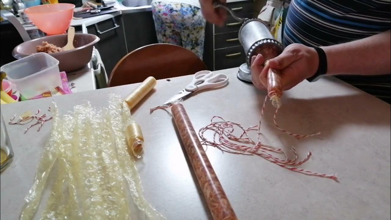 Делаем итальянское салями "Фуэт" дома. - YouTube