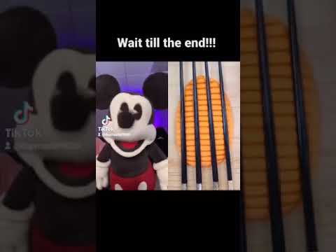Mickey mouse reacts to satisfying tiktoks - YouTube