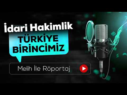 Nasıl Türkiye 1.si Oldu? 🏆 | 2024 İDARİ HAKİMLİK TÜRKİYE BİRİNCİMİZ İLE RÖPORTAJ #hakimlikakademisi
