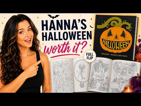 Is Hanna Karlzon’s Halloween Coloring Book Worth It? Full Flip-Through & Review