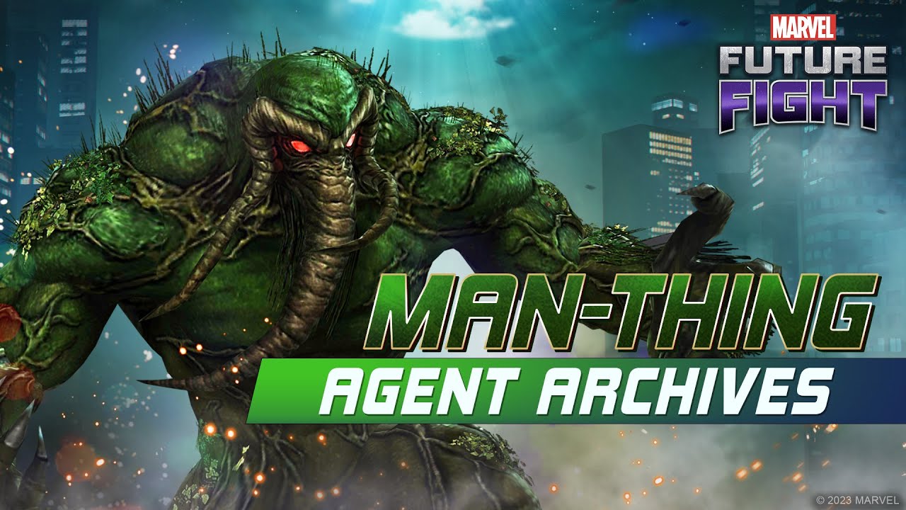 MARVEL Future Fight: Man-Thing Agent Archives - YouTube