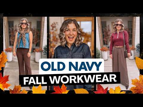 Old Navy Fall Workwear 🍁 Affordable Business-Casual Try On Haul!