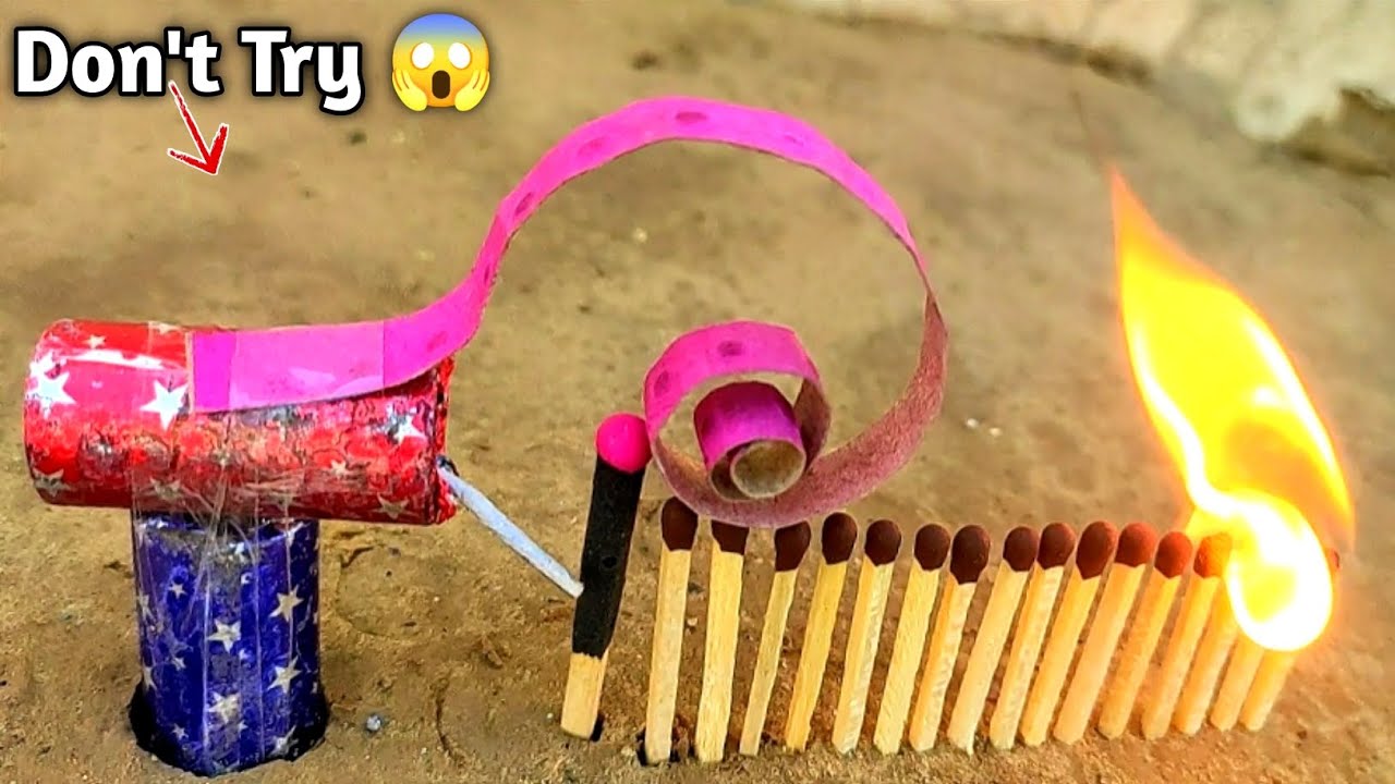 Double Chitput Reel Amazing Cracker experiment 😜|| Diwali cracker ...