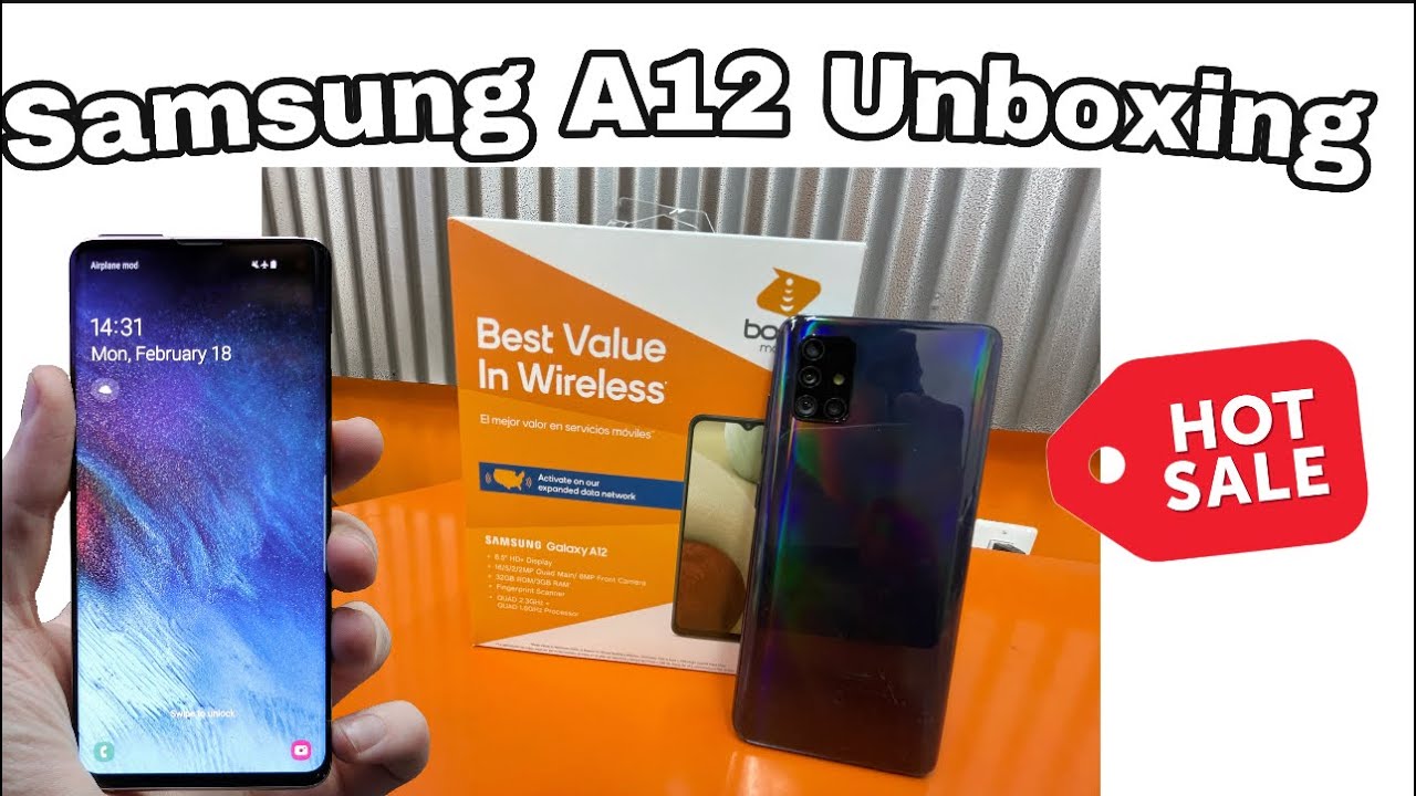 Samsung a12 Unboxing | Boost Mobile | - YouTube