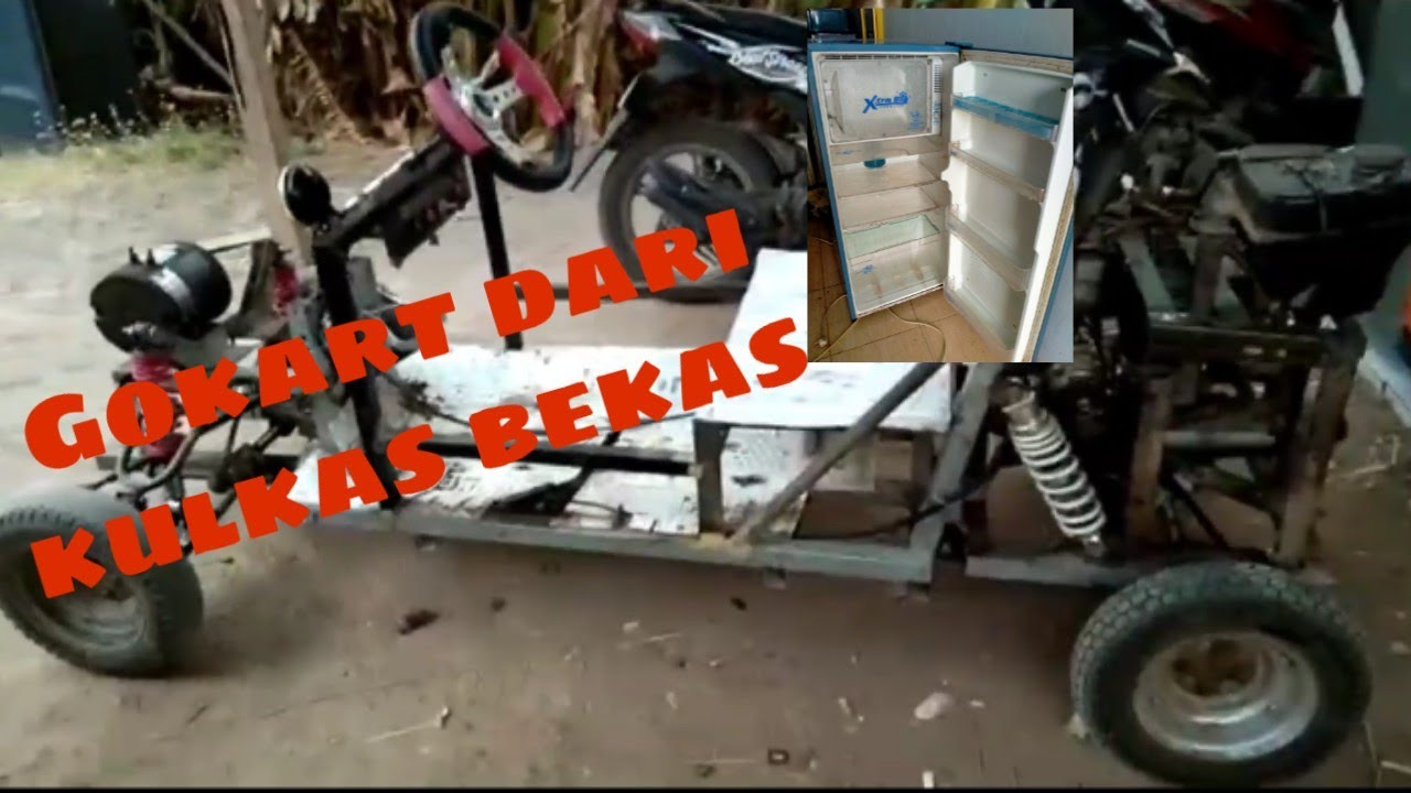 Gokart rakitan sendiri,Test drive |homemade go kart - YouTube