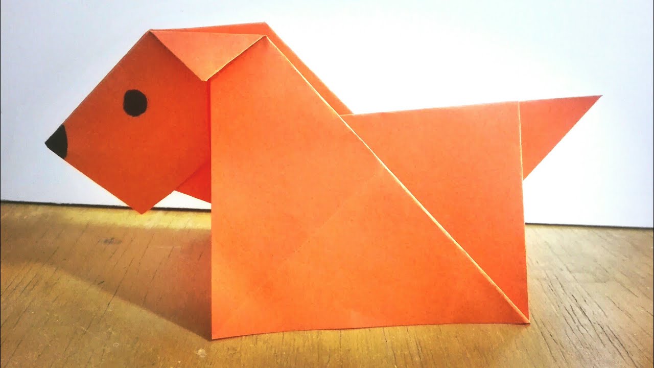 Origami Dog Tutorial Origamiperro De Papel ORIGAMI 🐕 Perro 👍