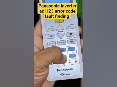 Panasonic inverter ac H23 error code fault finding #shortvideo # ...